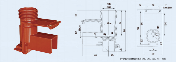 35kV Epoxy Resin Contact Box High Voltage Contacts Outdoor Electrical ...