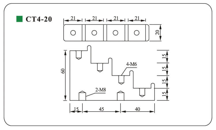 DOWE CT4-20 Red Epoxy Resin Material Ct Series Step Insulator Support, epoxy busbar insulator ...