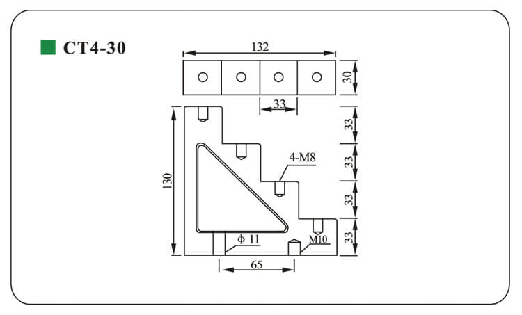 DOWE CT4-30 High Quality Low Voltage Step Standoff Insulator Support ...